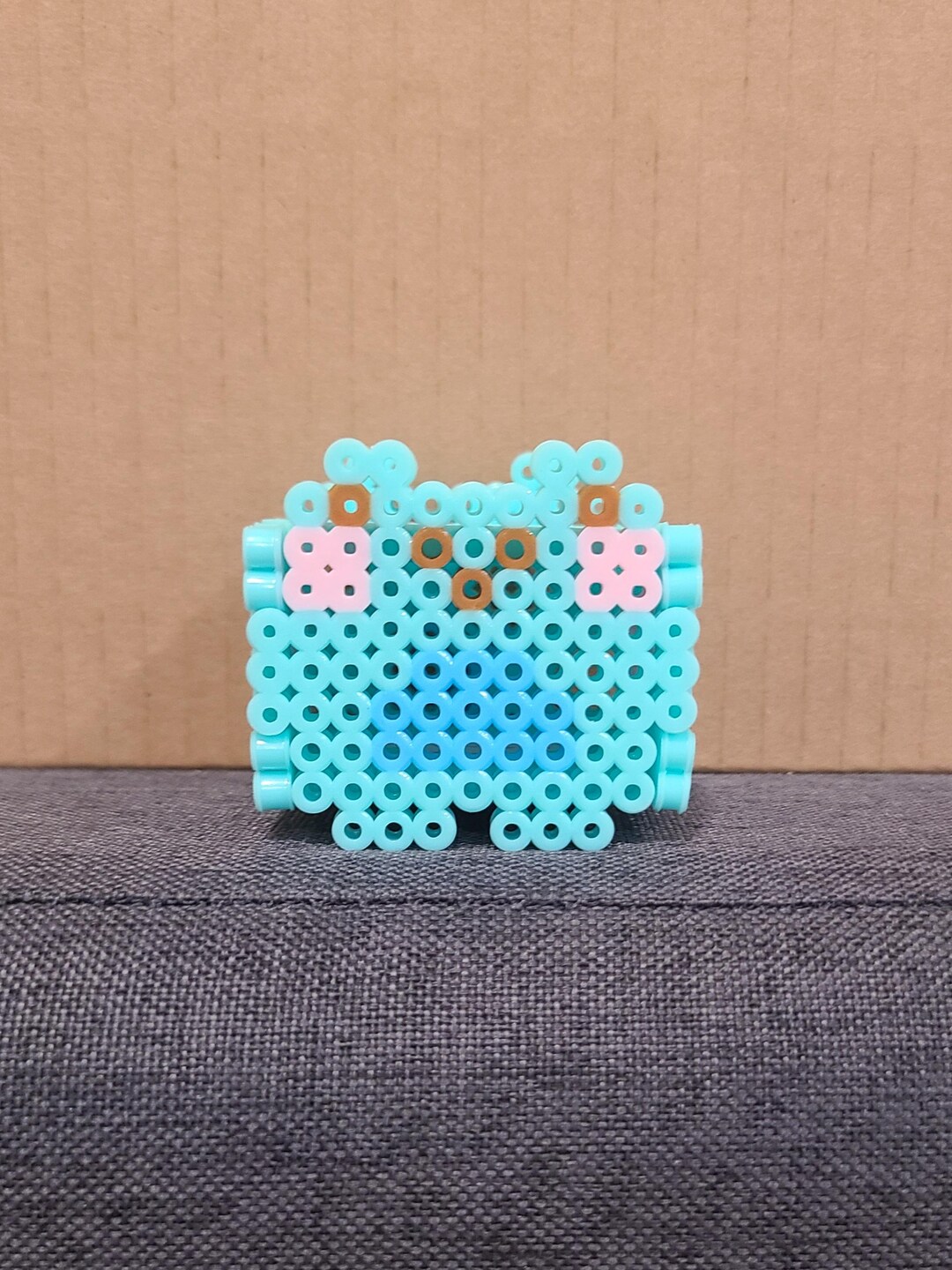 3D Aqua Frog Figure, Fun Pixel Display Piece, Take Apart Toy - Etsy