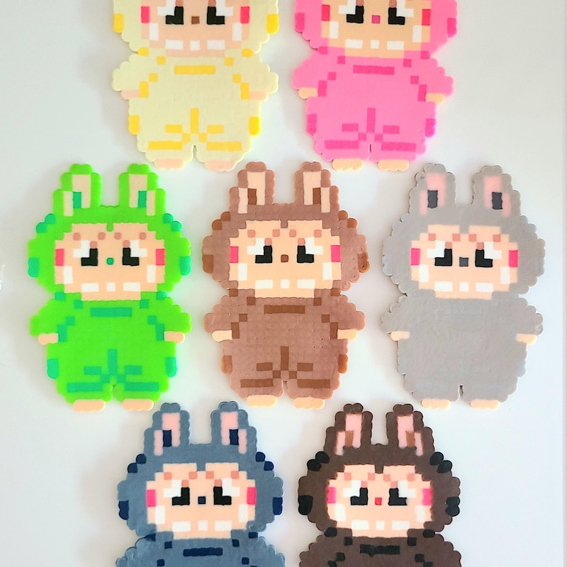 Labubu Doll Perler Beads - Etsy