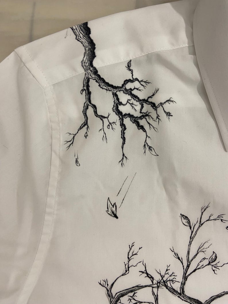 Custom Tree Branch Design Button Down/ Button up Men's or Women's Shirt ...