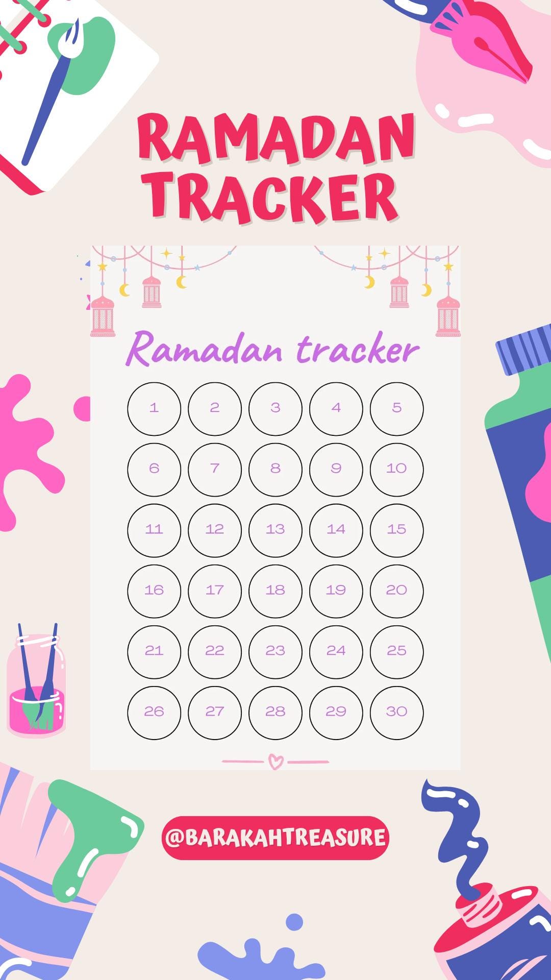 Children's Ramadan Tracker, Fasting Tracker, Islamic Worksheet, Islamic ...