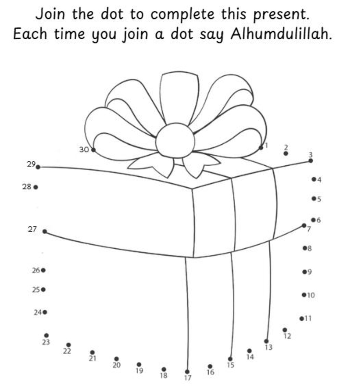 Dhikr Dot to Dot, Children's Dot to Dot, Islamic Dot to Dot, Dot to Dot ...