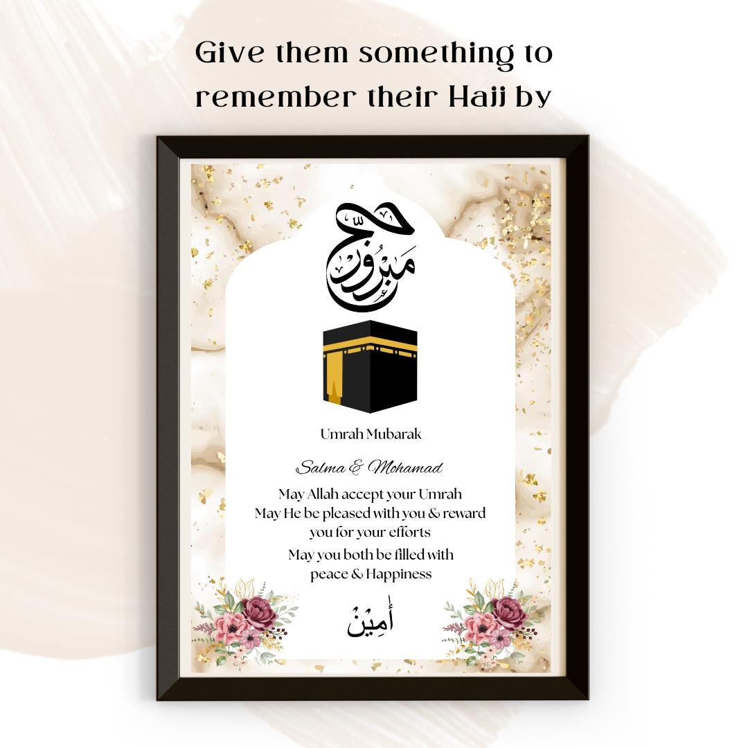 Umrah Mubarak Certificate, Umrah Mubarak Poster, Umrah Mubarak Card ...