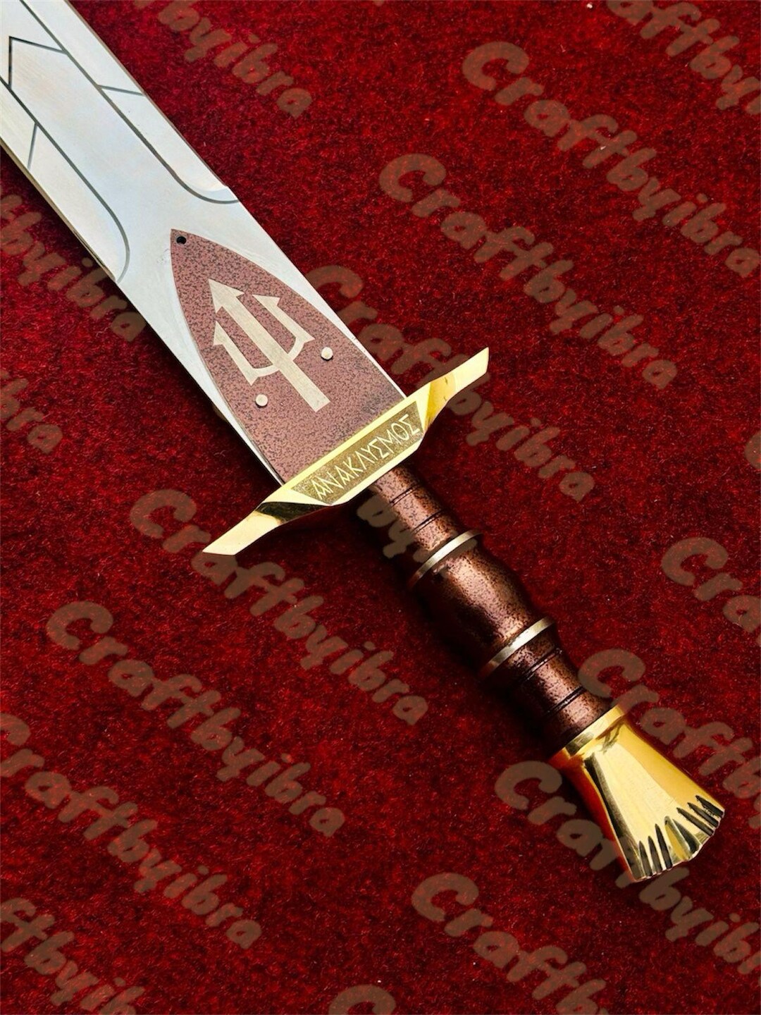 Handmade Riptide Sword of Percy Jackson-anaklusmos Sword- Percy Jackson ...