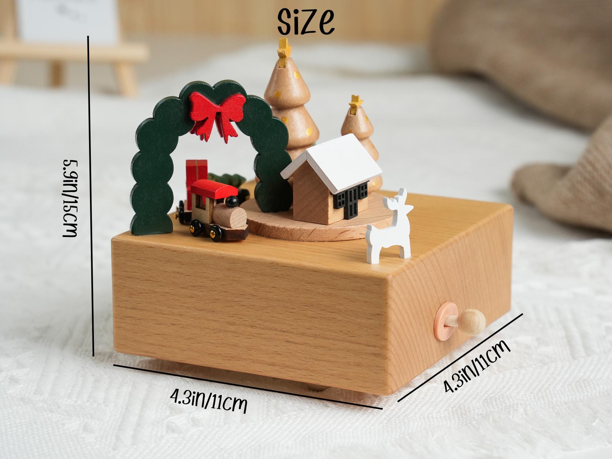 Personalized Wooden Music Box for Kids, Engraved Name Keepsake Gift ...