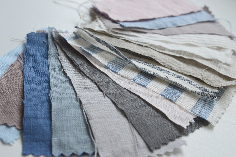 Linen Fabric Sample for Bedding | Etsy