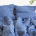 3 Piece Linen Bedding Set in Blue Color Linen Duvet Cover - Etsy