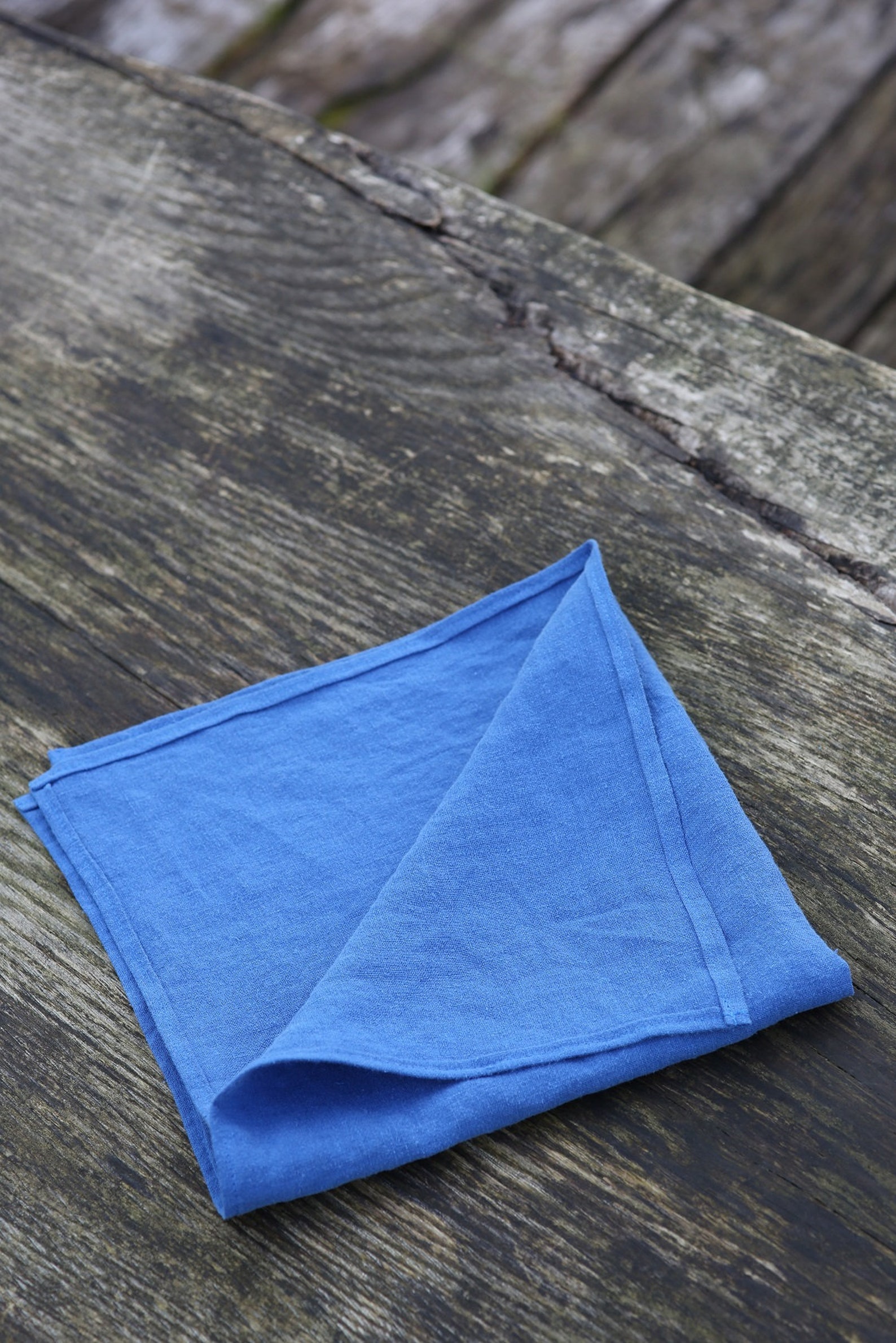 Blue Linen Napkins Set of Napkins Wedding Napkins Linen - Etsy