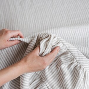 Round Ruffle Tablecloth From Stonewashed Linen, Easter Linen Tablecloth ...