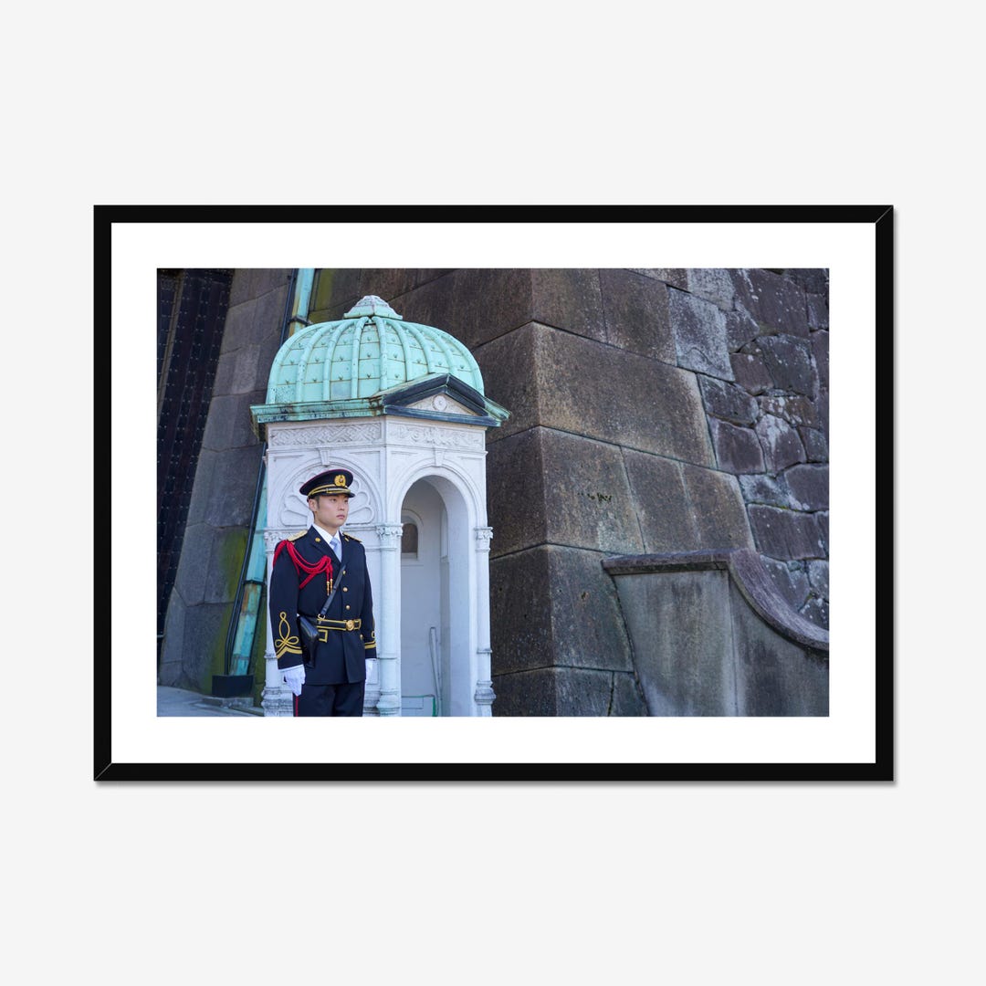 Japanese Royal Guard at the Imperial Palace in Tokyo, Japan - Etsy