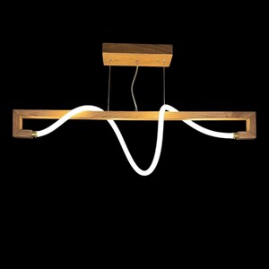 Wood Pendant Light,rustic Wooden Chandelier,modern Wood Light,handmade ...