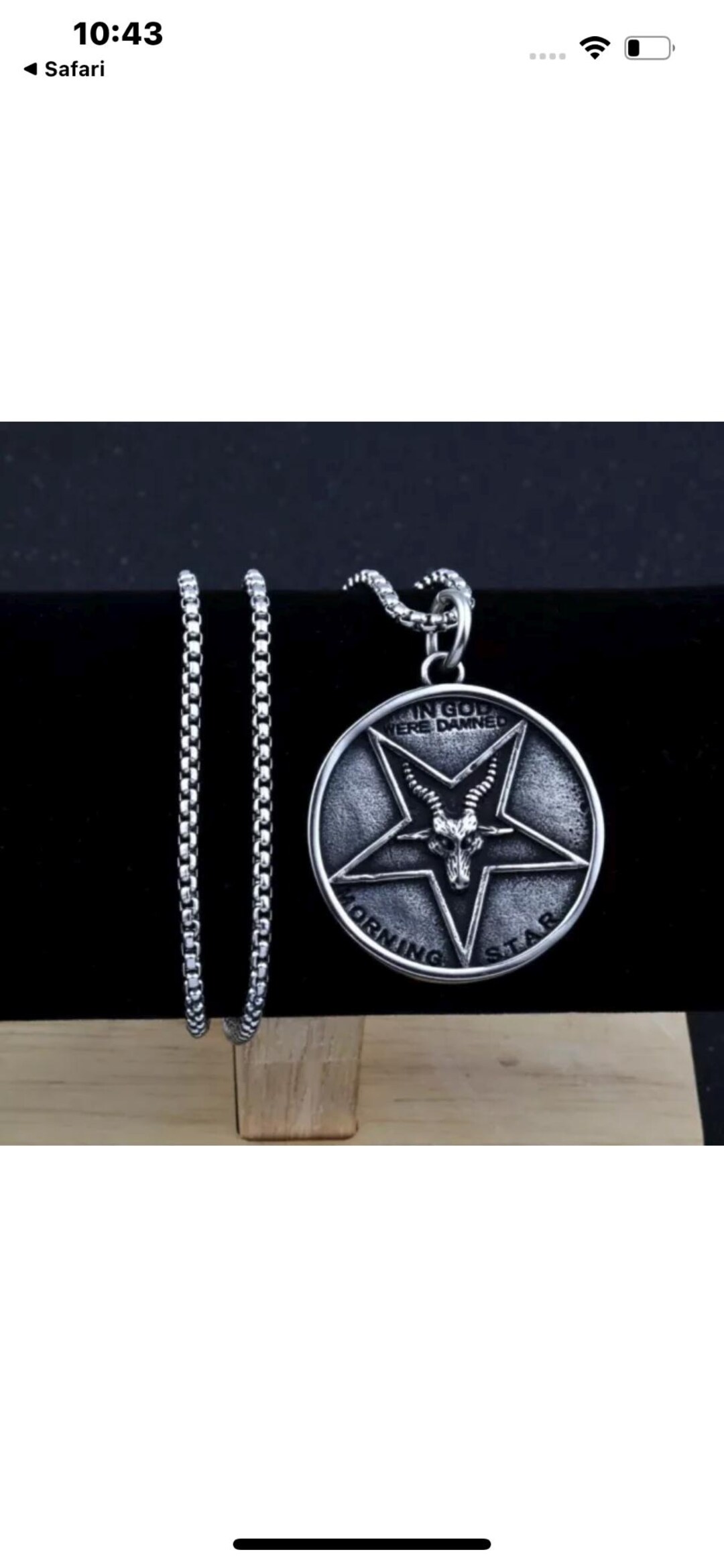 Lucifer Morning Star Baphomet Collectible Coin Necklace - Etsy