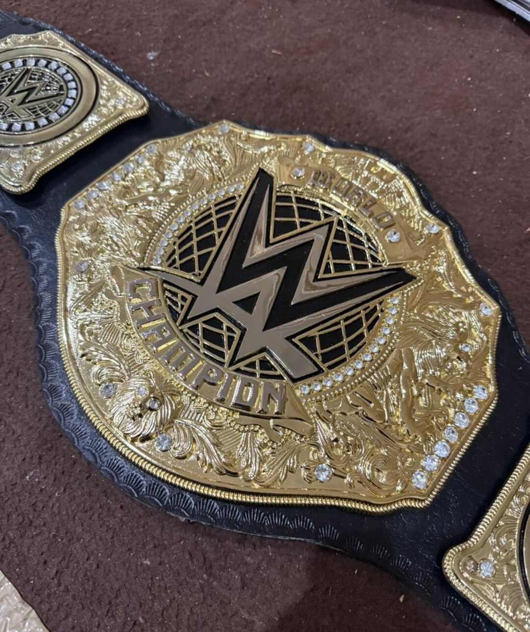 Custom World Heavyweight Championship Belt: Handmade Adult Size Replica ...