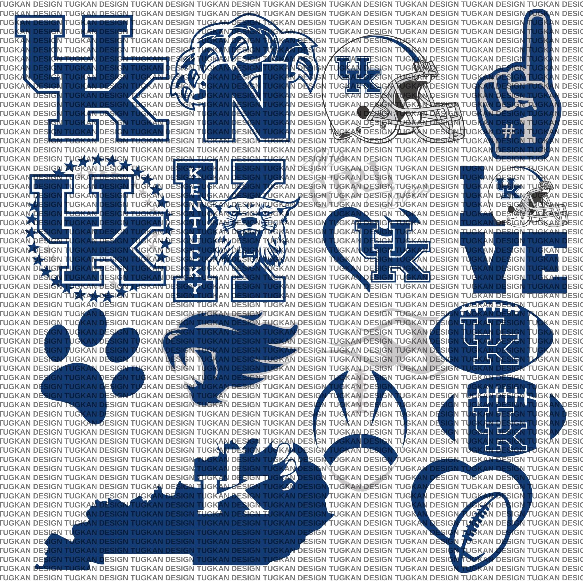 Uk Wildcats Logo Stencil Uk Wildcats Svgs – School Spirit Designs