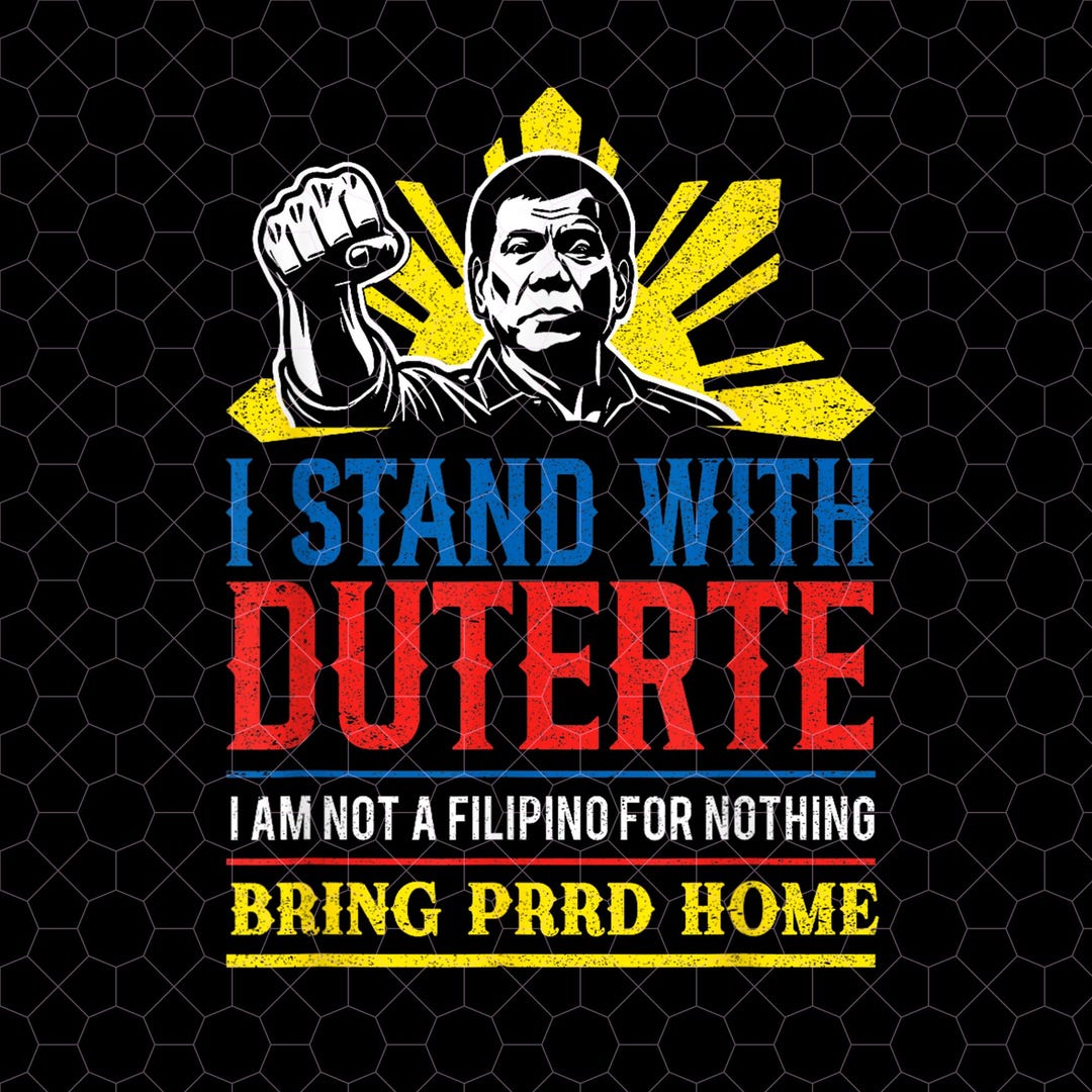 Support Duterte – Stand With Duterte Against ICC Charges Png, Rodrigo ...