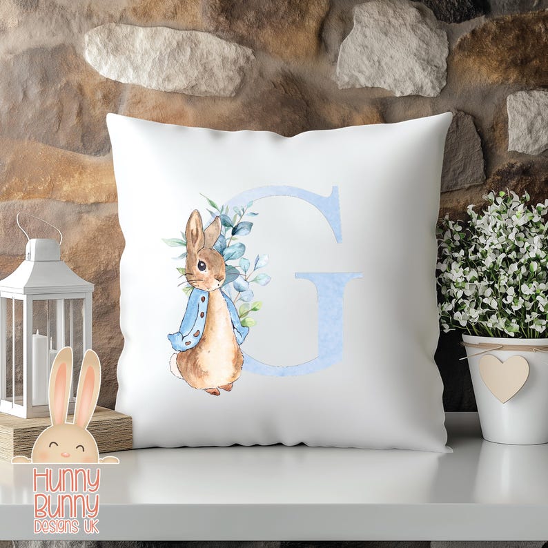 Blue Peter Rabbit Alphabet Clipart Individual Images Transparent PNG ...