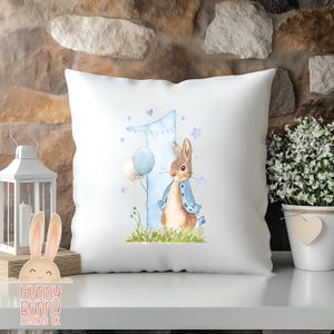 Blue Rabbit Number One Clipart, 1st Birthday PNG (digital Download) - Etsy