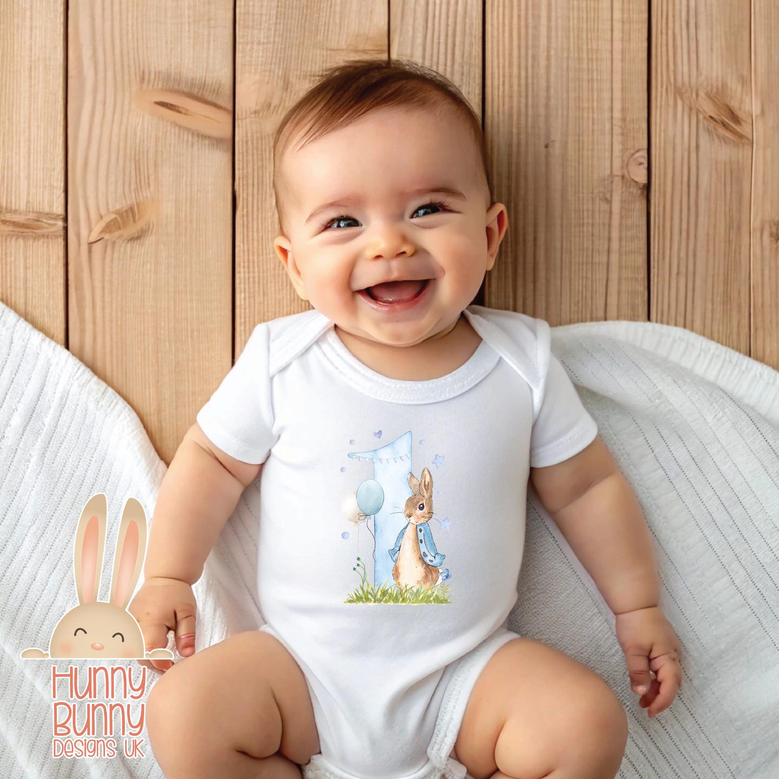 Blue Rabbit Number One Clipart, 1st Birthday PNG (digital Download) - Etsy