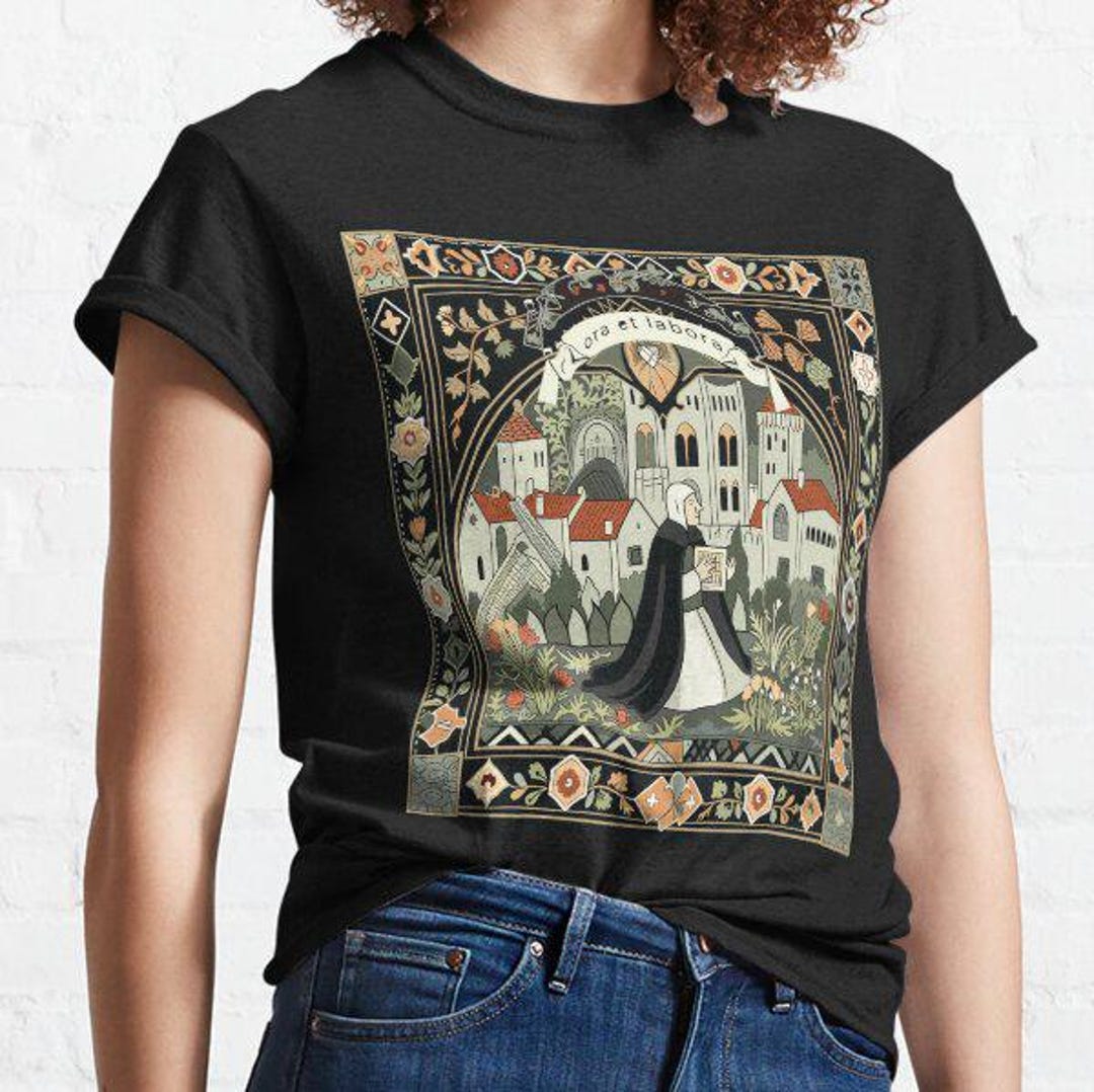 Monastery Monk Ora Et Labora Classic T-shirt Unisex, Trendy, New - Etsy