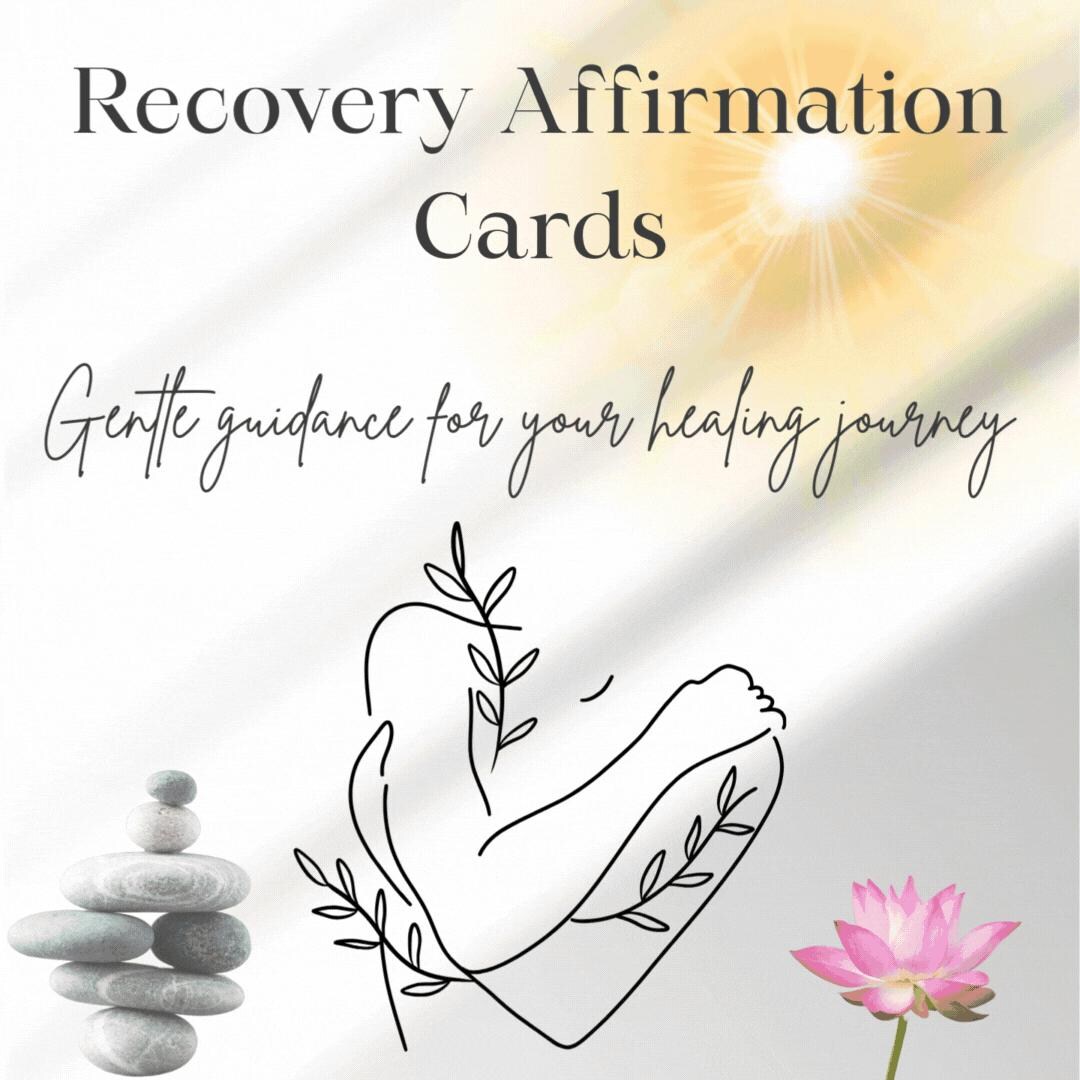 Recovery Affirmation Cards | Printable Healing Quotes | Mental Health ...