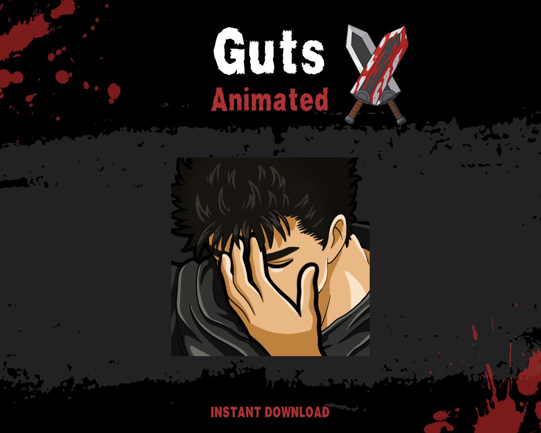 Animated Facepalm Anime / Manga Emote Gif for Twitch, Discord, Tiktok ...