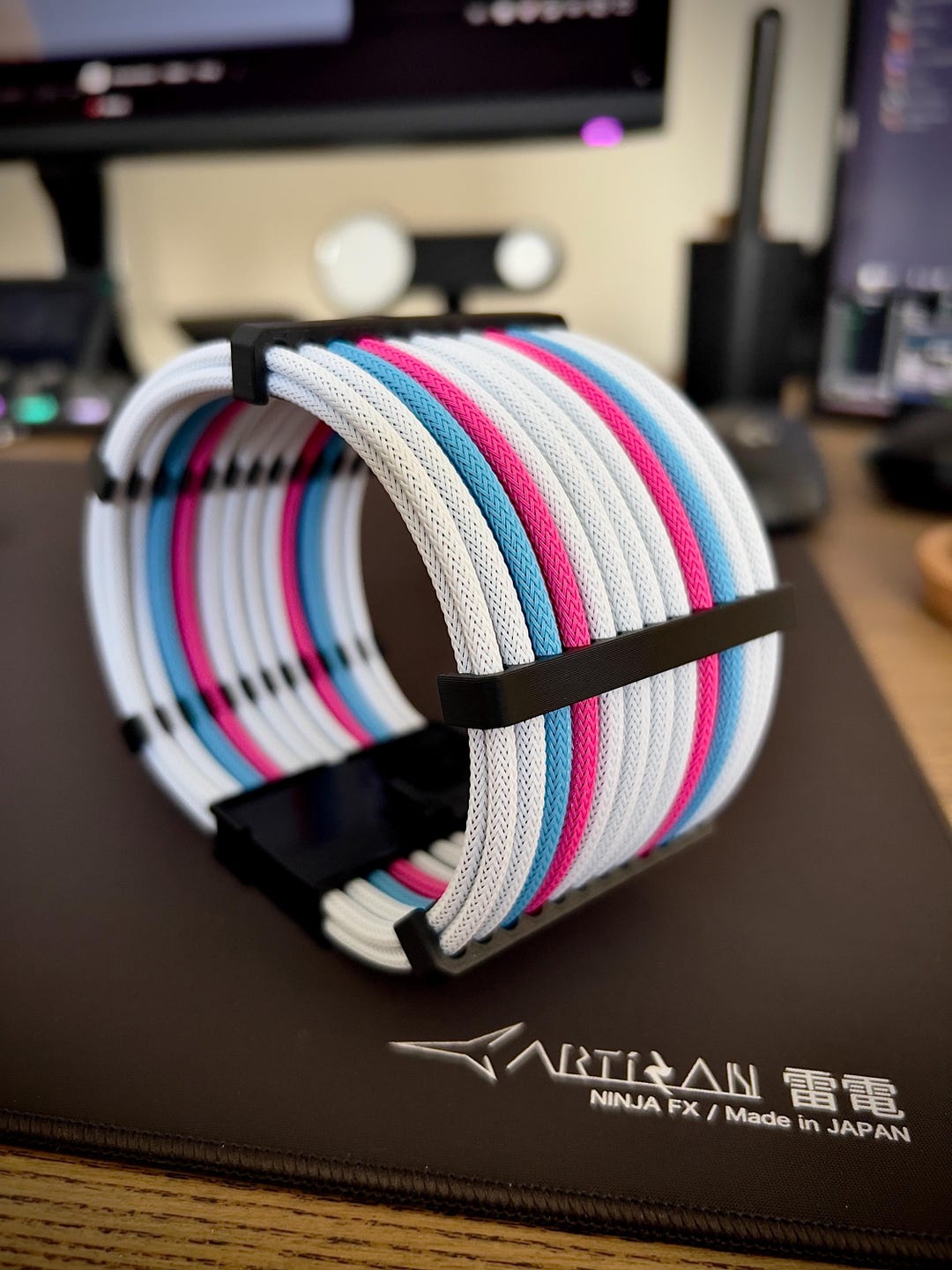 Custom PC Extensions (MDPC-X Reviera Blue, 3x White & Pinkest Pink) - Etsy