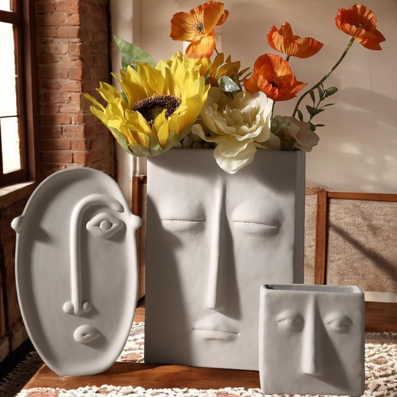Vases With Faces - Etsy