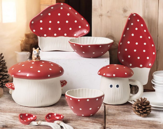 Vintage Merry Mushroom Sears Arnel’s Merry Mushroom Set of 15pcs - Etsy ...