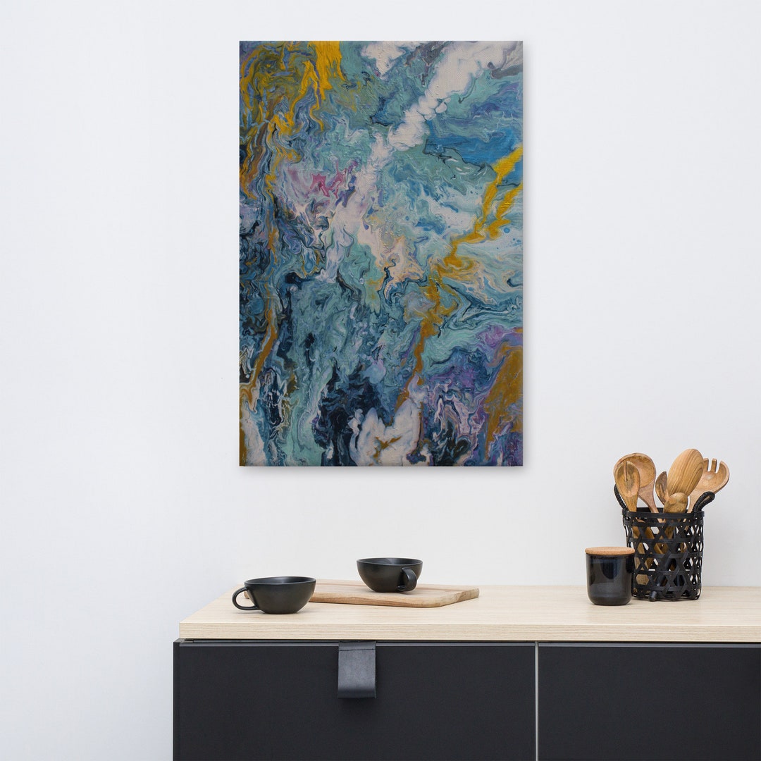 The Source by Prisarts Abstract Painting Canvas - Etsy