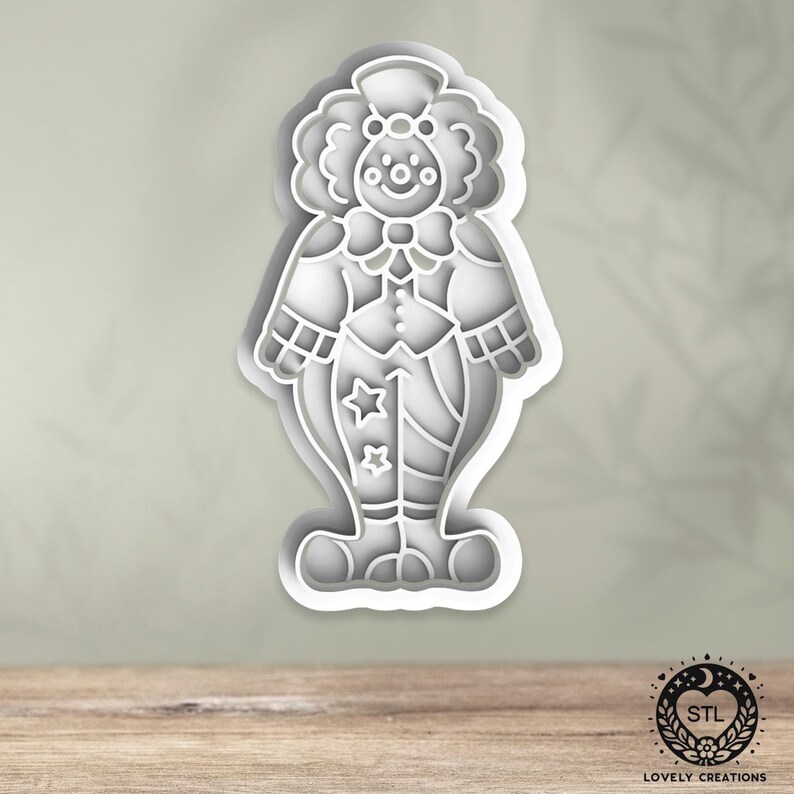 Circus Clown Tent Balloon - STL File for Cookie Cutter, Clay Cutter ...