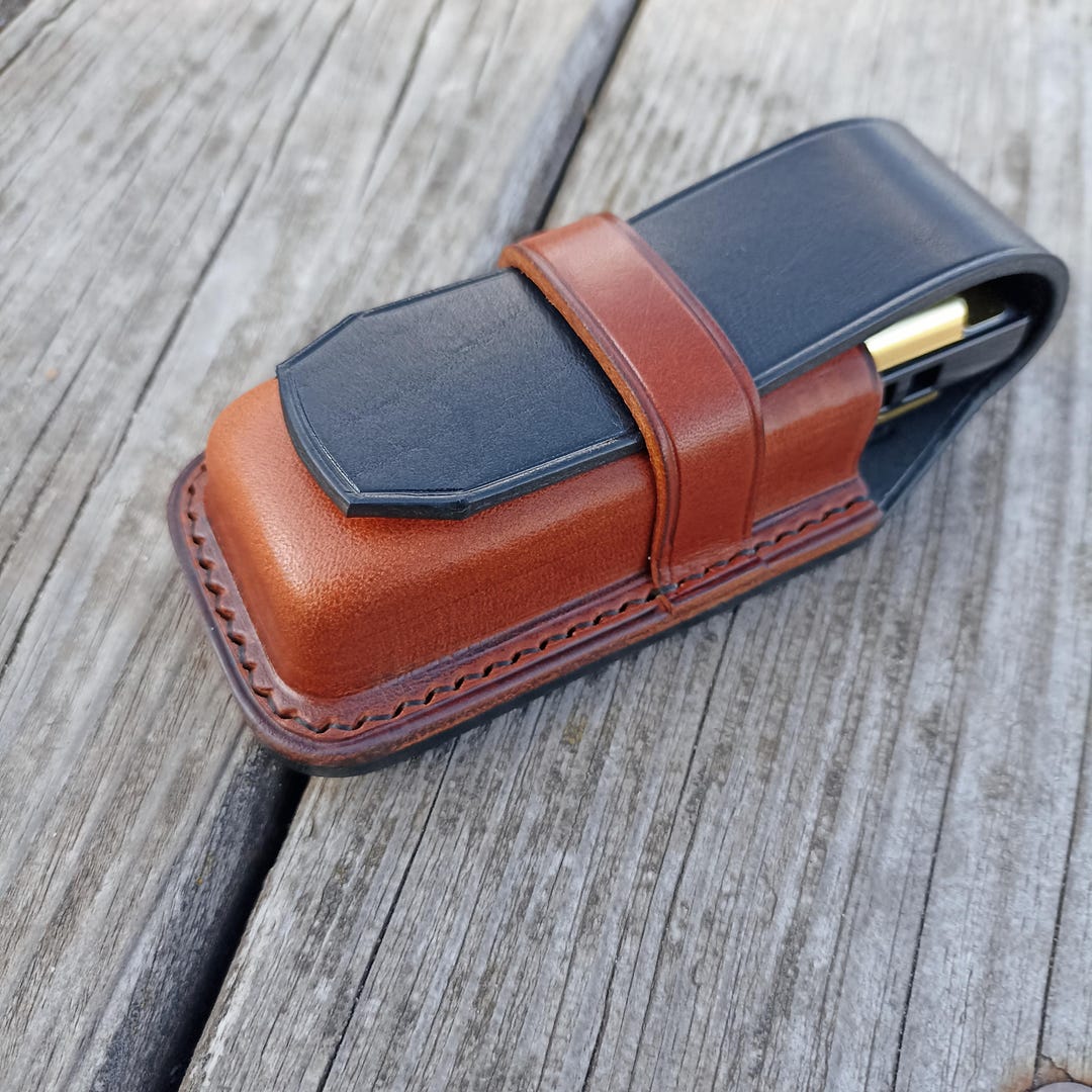 Handmade Leather Harmonica Case With Belt Loop - Etsy