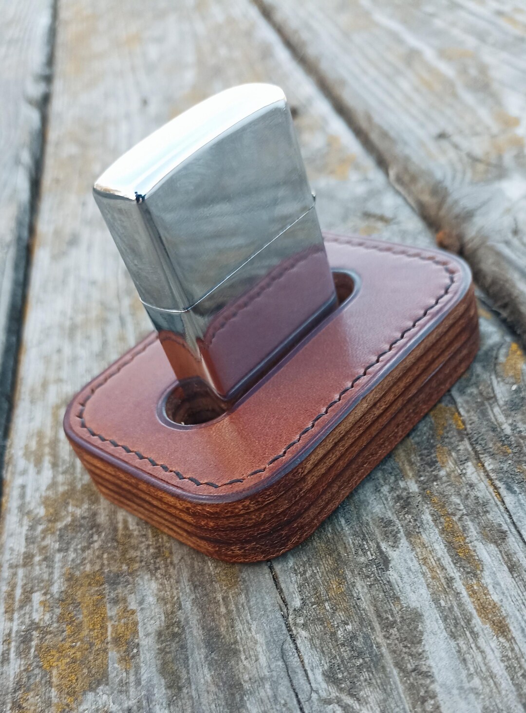 Leather Stand for Zippo Lighter - Etsy