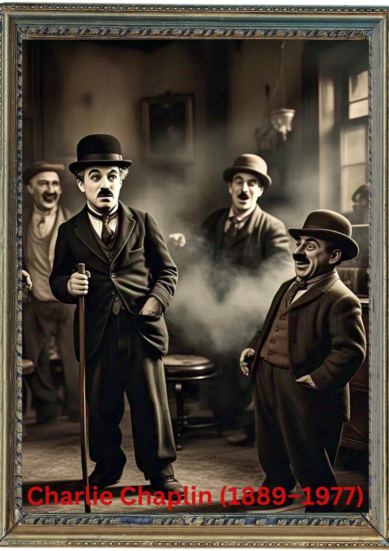 Printable Poster Charlie Chaplin 01 - Etsy