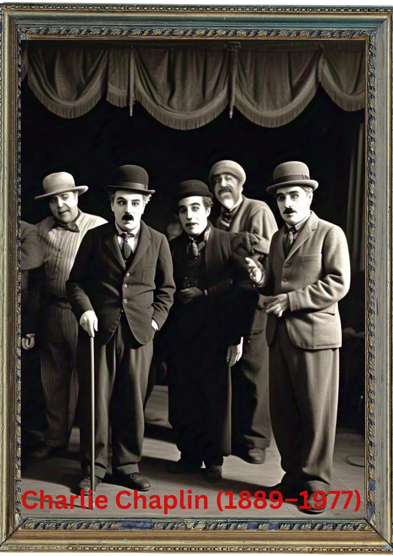Printable Poster Charlie Chaplin 01 - Etsy