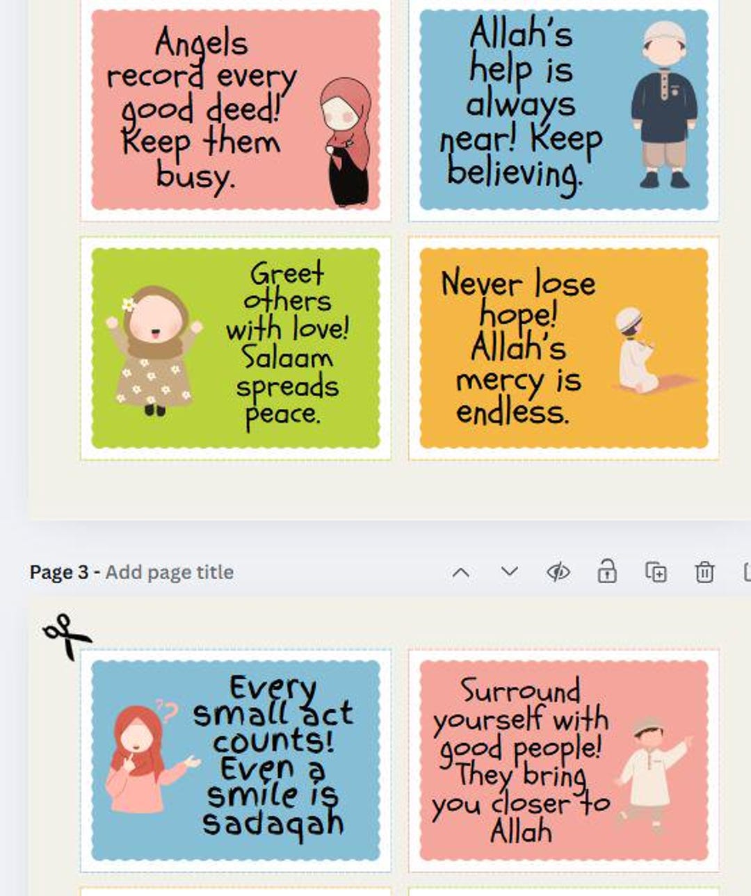 Muslim Lunch Box Notes Version 2 - Etsy