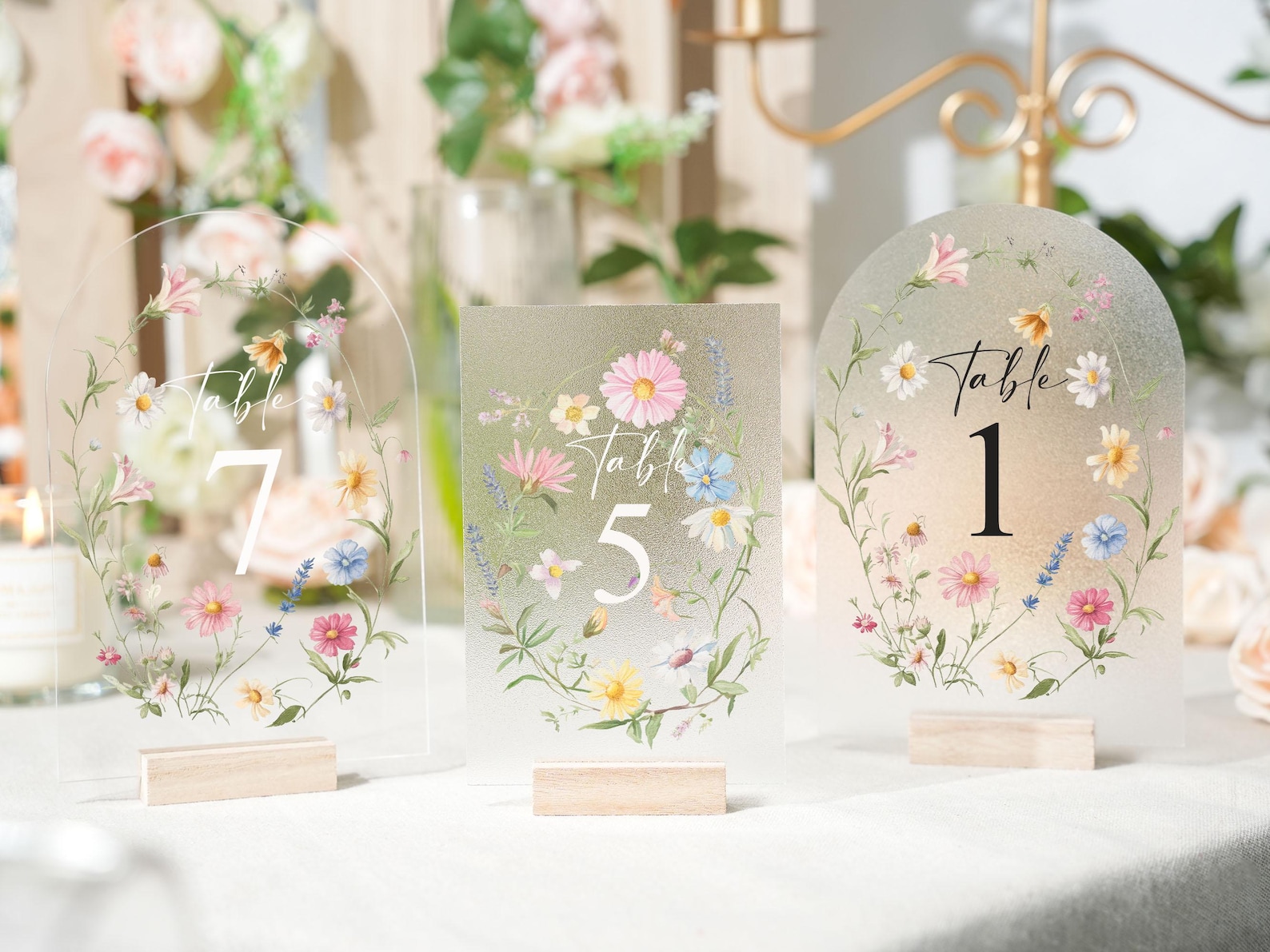 Arched Table Numbers, Wedding Table Numbers, Wedding Table Decor, Table ...