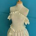 Cream Crochet Corset Dress – Colorful Bralette and Shorts – 2 Piece ...