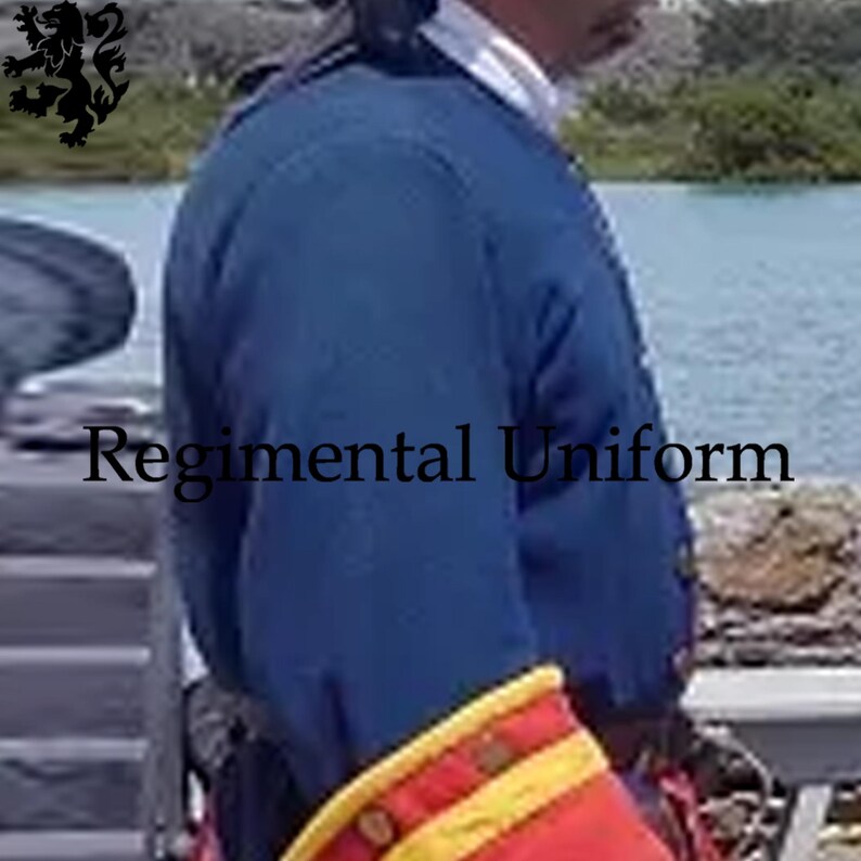 Colonial Navy Blue Wool Coat: 1770s Revolutionary War Uniform - Etsy