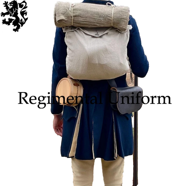 Colonial Navy Blue Wool Frock Coat - Revolutionary War Reproduction - Etsy