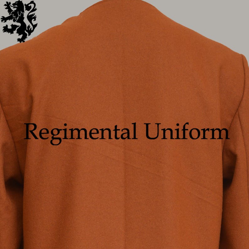 Victorian Military Wool Frock Coat: Regency Brown Tailored Fit - Etsy