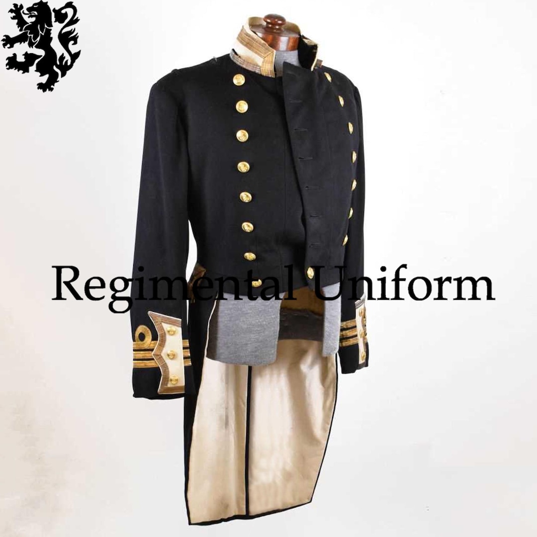 British Royal Navy Tailcoat - Midshipman to Captain Uniform Coat Navy ...