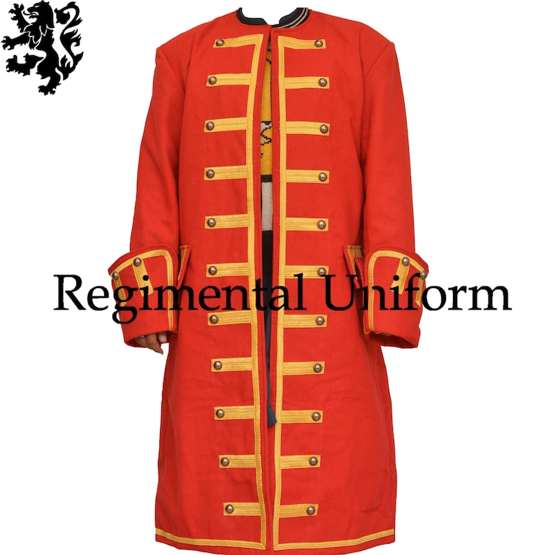 Pirates Caribbean Coat | Pirate Frock Coat | Hussar Pirate Coat ...
