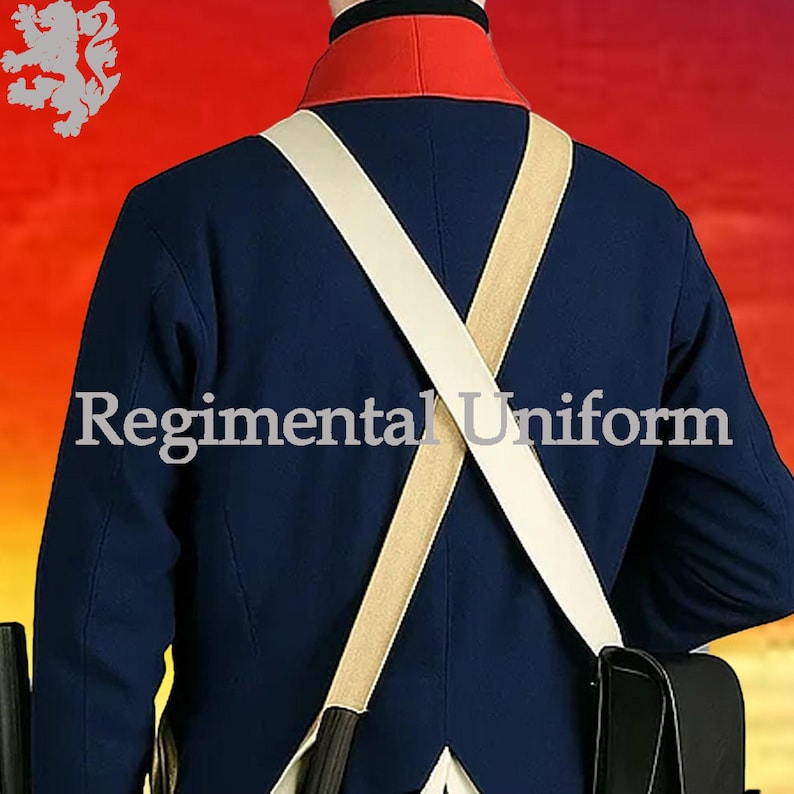 Navy Blue Wool Revolutionary War Officer Jacket - Custom Fit - Etsy