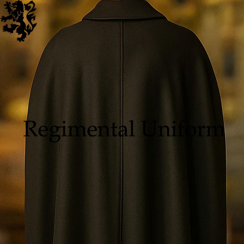 Clerical Cloak With Collar : Catholic Priest Monk Black Wool Vestments ...