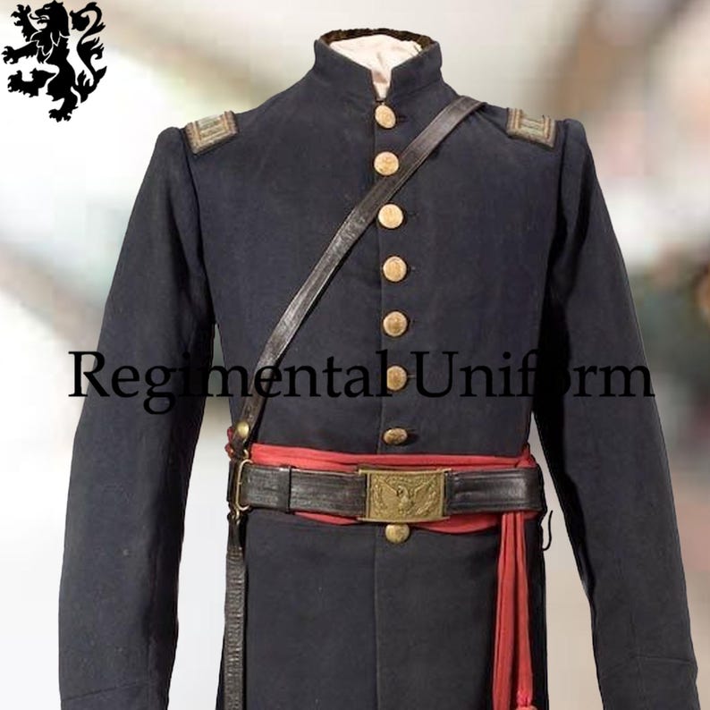 US Civil War Union Officer Frock Coat | 1860s Reenactment Uniform ...