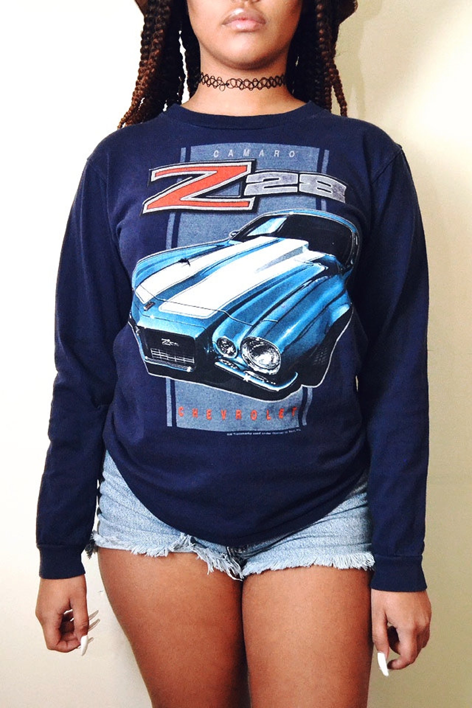 Vintage Camero C28 Muscle Car Logo Long Sleeve T-shirt // S | Etsy