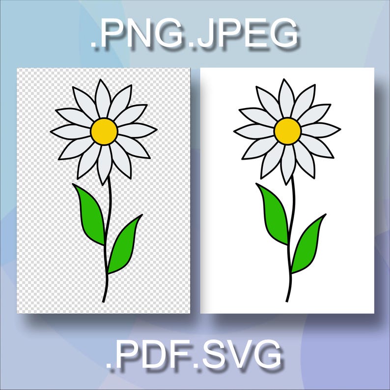 Daisy Stained Glass Pattern, Flower Art (digital Download) - Etsy Australia