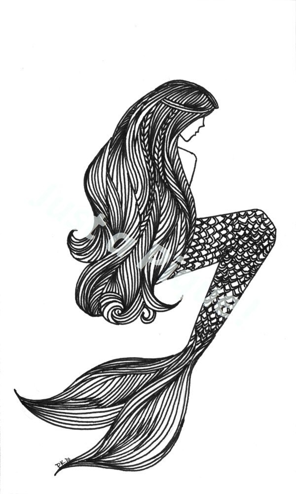 Siren Print - Etsy