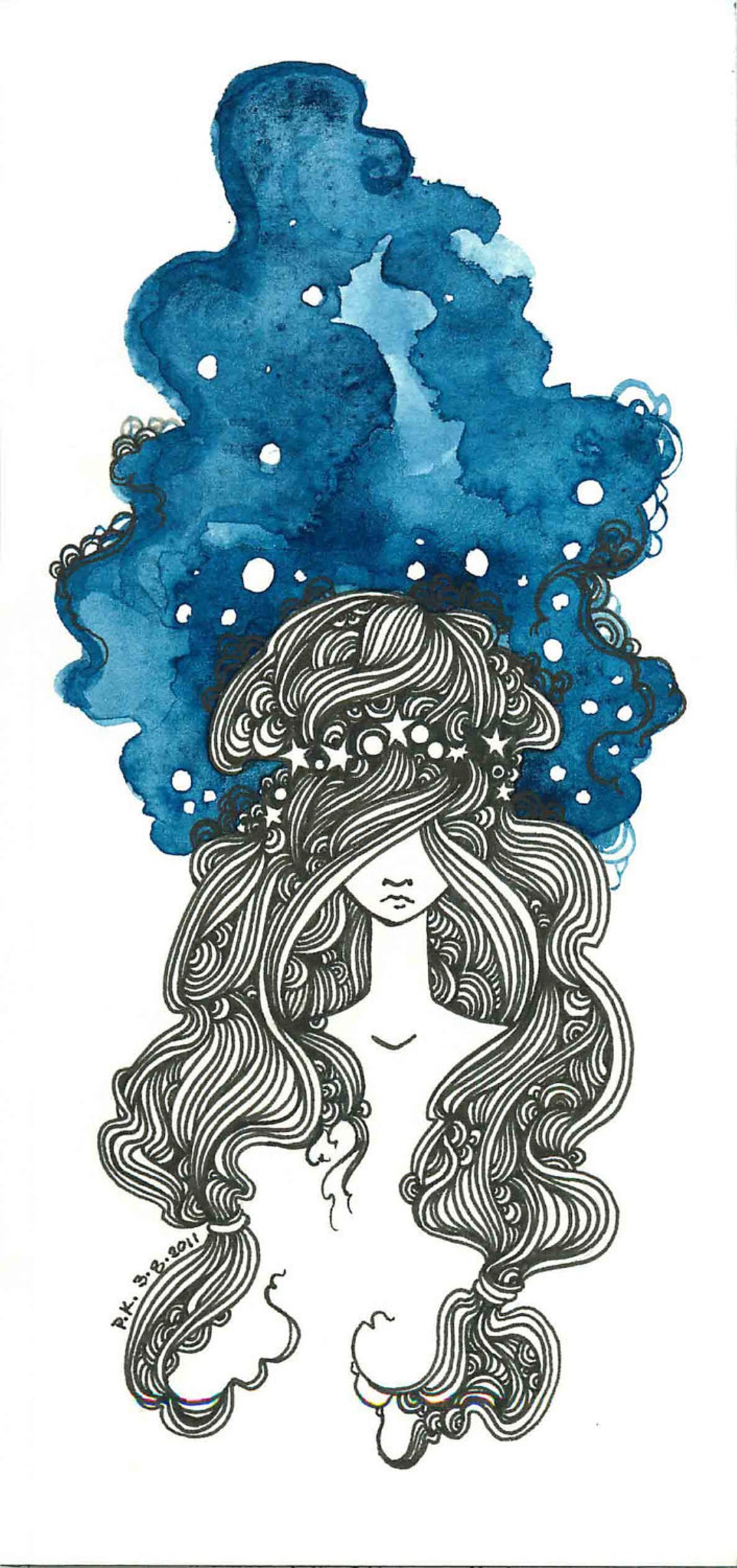 Starry Night - Print - Etsy