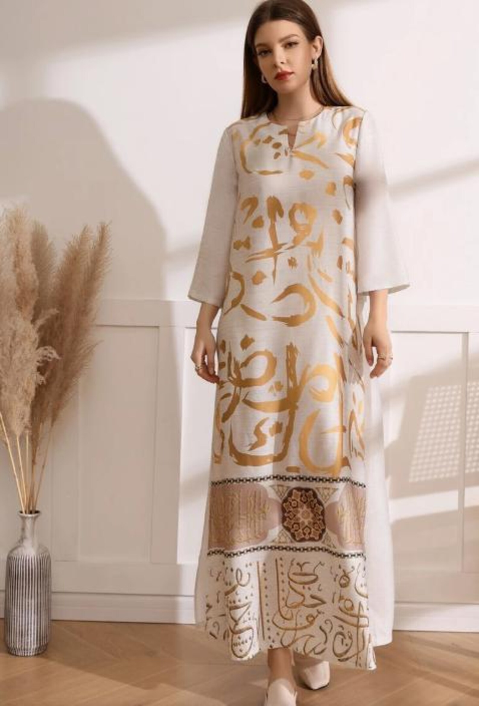 Ramadan Mubarak Dress Sewing Pattern,İslamic Clothing Desing,long ...