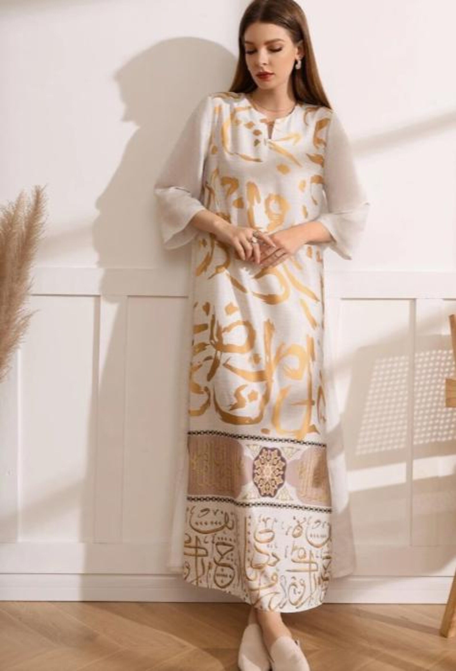 Ramadan Mubarak Dress Sewing Pattern,İslamic Clothing Desing,long ...